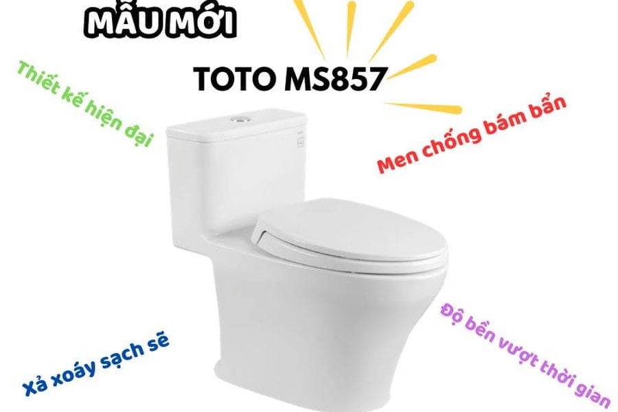 Khám Phá Bồn Cầu TOTO MS857: Mẫu Mới Ra Mắt Tháng 3/2025