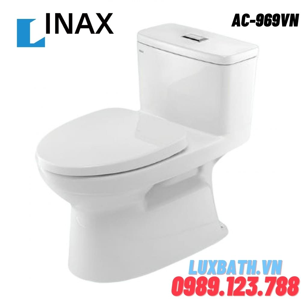 Bồn cầu Inax 1 khối AC-969VN-2 nắp mỏng giá rẻ nhất